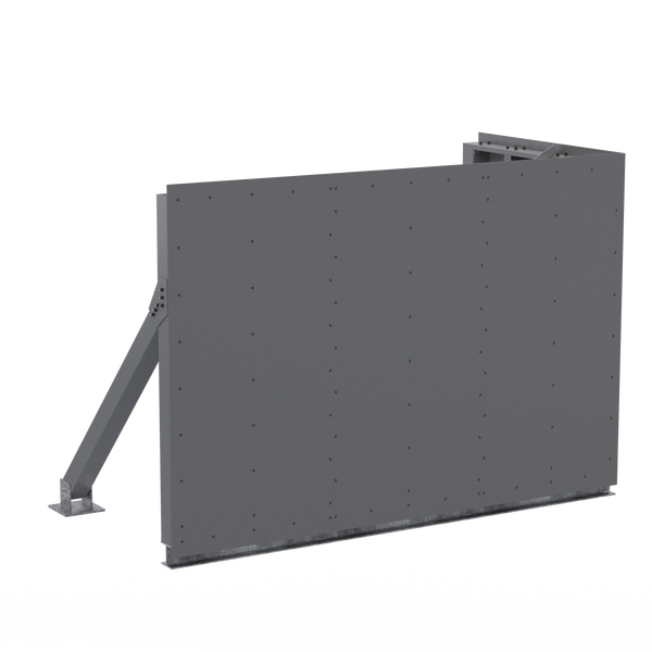 Corner Screenwall (L) 12’W x 6’D x 8’H - TNH Development